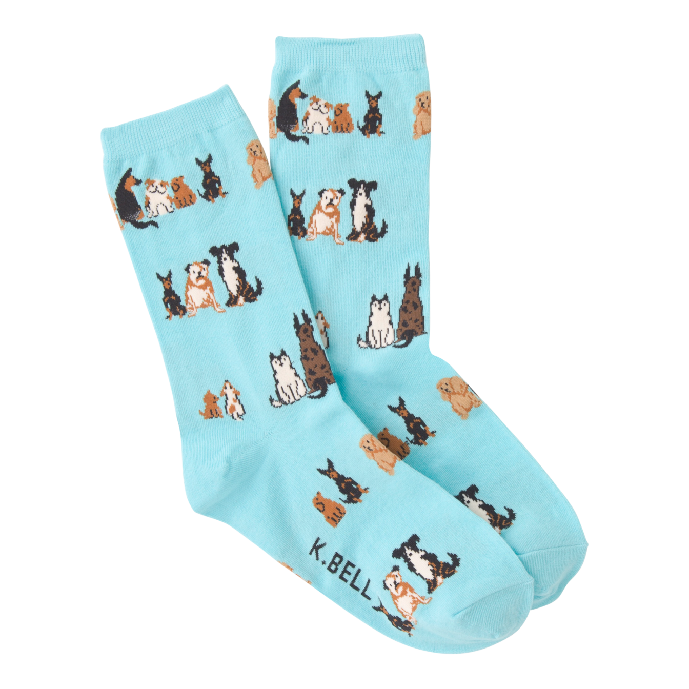 Women's Dog Sitting Crew Socks – SO MANY SOCKS
