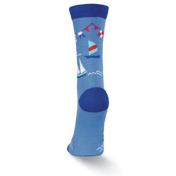 Women's Nautical Flags Crew Socks American Made – SO MANY SOCKS