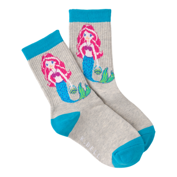 Kid's Mermaid Crew Socks – SO MANY SOCKS